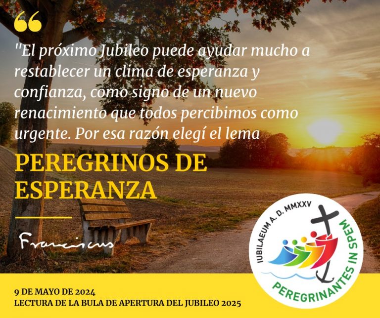 «Peregrinos de la esperanza». Hacia el Jubileo 2025 en Roma. – Canta y camina